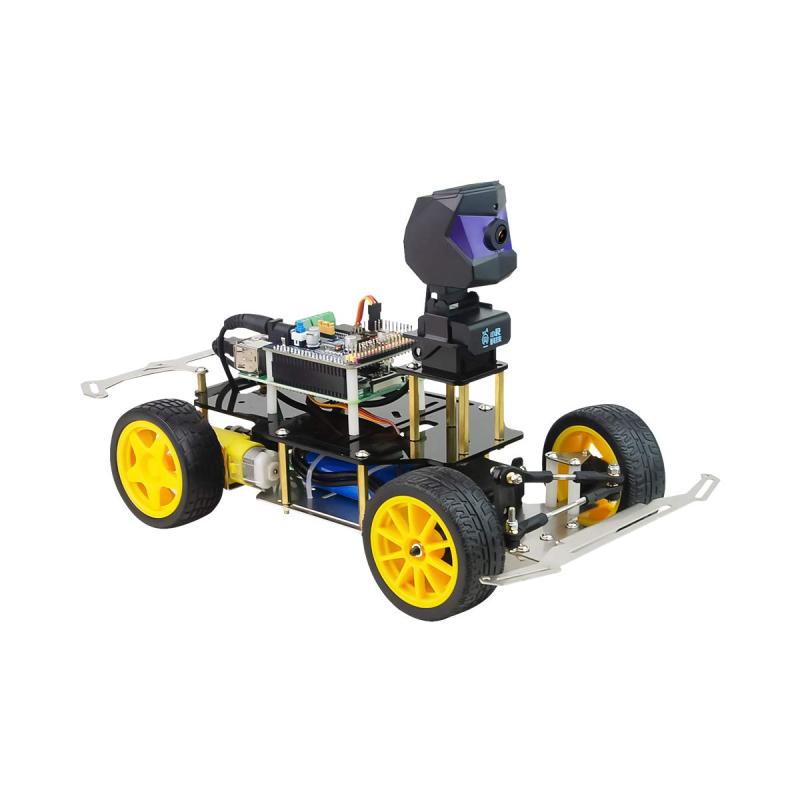 XiaoR Geek Donkey Car スターターキットAIロボットオープンソース自動運転ロボットキットプラットフォーム 小型ロボット車用 Raspberry Pi Robot Carを使用【DONKEY CAR】この車はオープンソース...