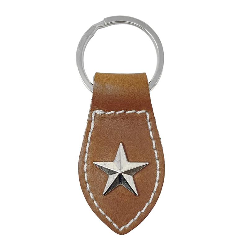 [H.N.Z] キーホルダー 本皮 イタリアンレザー スタッズ メンズ kil-024oya