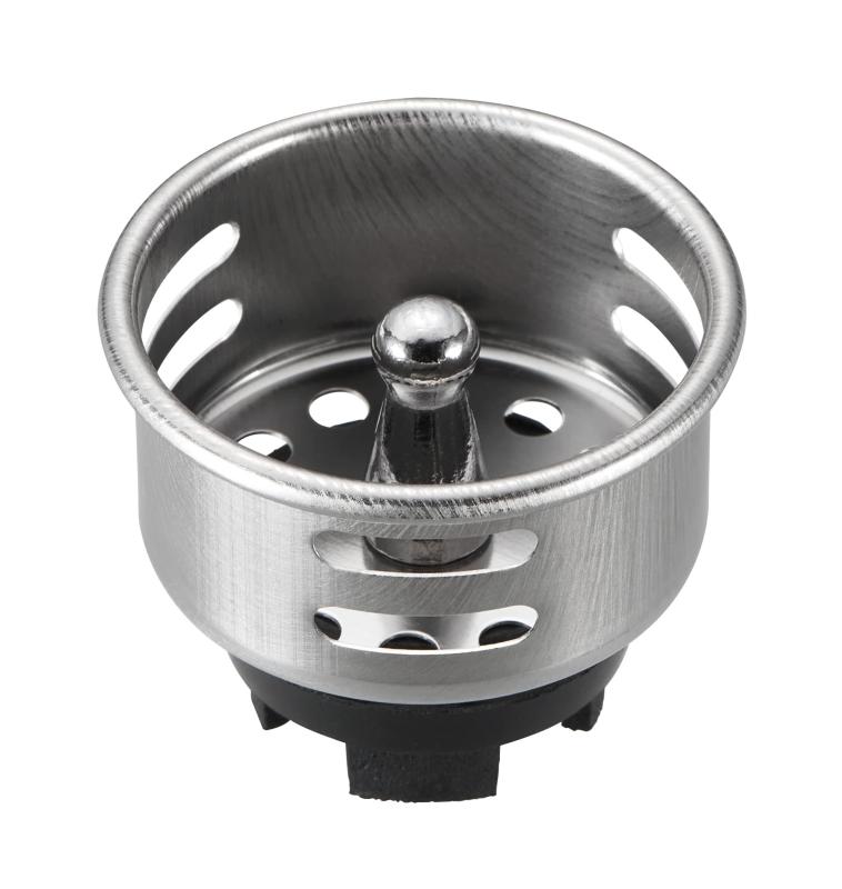 SANEI(サンエイ) 流し排水栓ゴミ受 水止め機能付き 直径43mm ステンレス