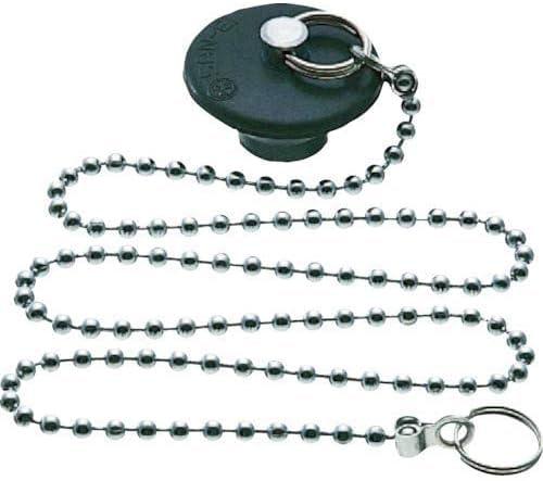 SANEI バス用W式クサリ付ゴム栓