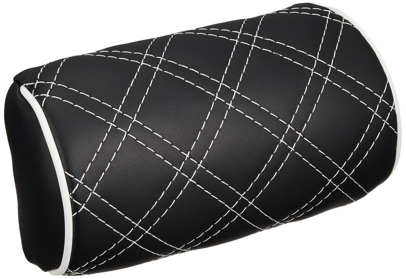 クラッツィオ(Clazzio) ネックパッド キルティング Clazzio ブラックレザー×ホワイトステッチ仕様 09EOA0003K商品内容:1個入り取付方法:取り付け方法は簡単です。<br>ヘッドレストのポールにベルトをまわ...