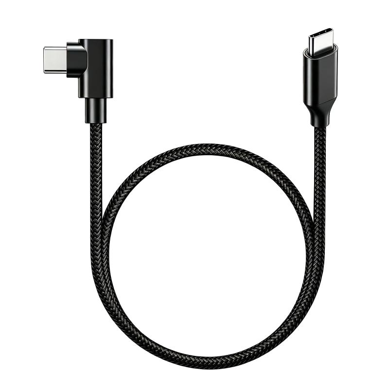 USB-C ケーブル (1m ブラック) 【60W/3A 急速充電/USB2.0規格/PD対応】高耐久ナイロン Type C 100cm Xperia/Galaxy/Sharp/LG/MacBook/iPad Pro/Nintendo Sw...