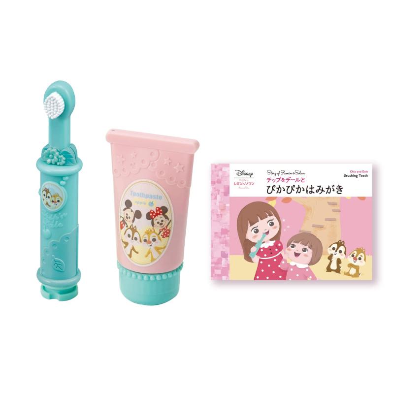 ずっと ぎゅっと レミン&amp;ソラン チップ＆デール はぶらしセットレミン＆ソランシリーズに、 「チップ＆デール　はぶらしセット」が登場お世話遊びの基本、歯磨き遊びがチップ＆デールと楽しめます。チップ＆デールのハブラシとはみがきこがセッ...