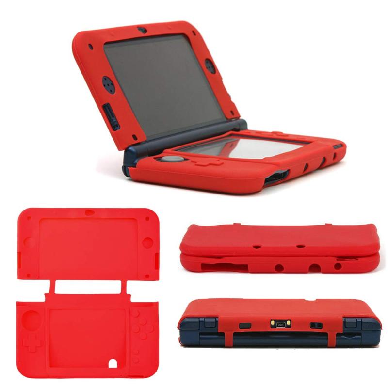 RDFJ New 3DS LL シリコン保護カバー 衝撃吸収 全面保護 着脱簡単 ケース（レッド）1、対応機種: New Nintendo 3DSLL 専用シリコンカバー 超薄型 柔軟 最軽量 。2、商品材質：高品質シリコン素材を採用、魅力...