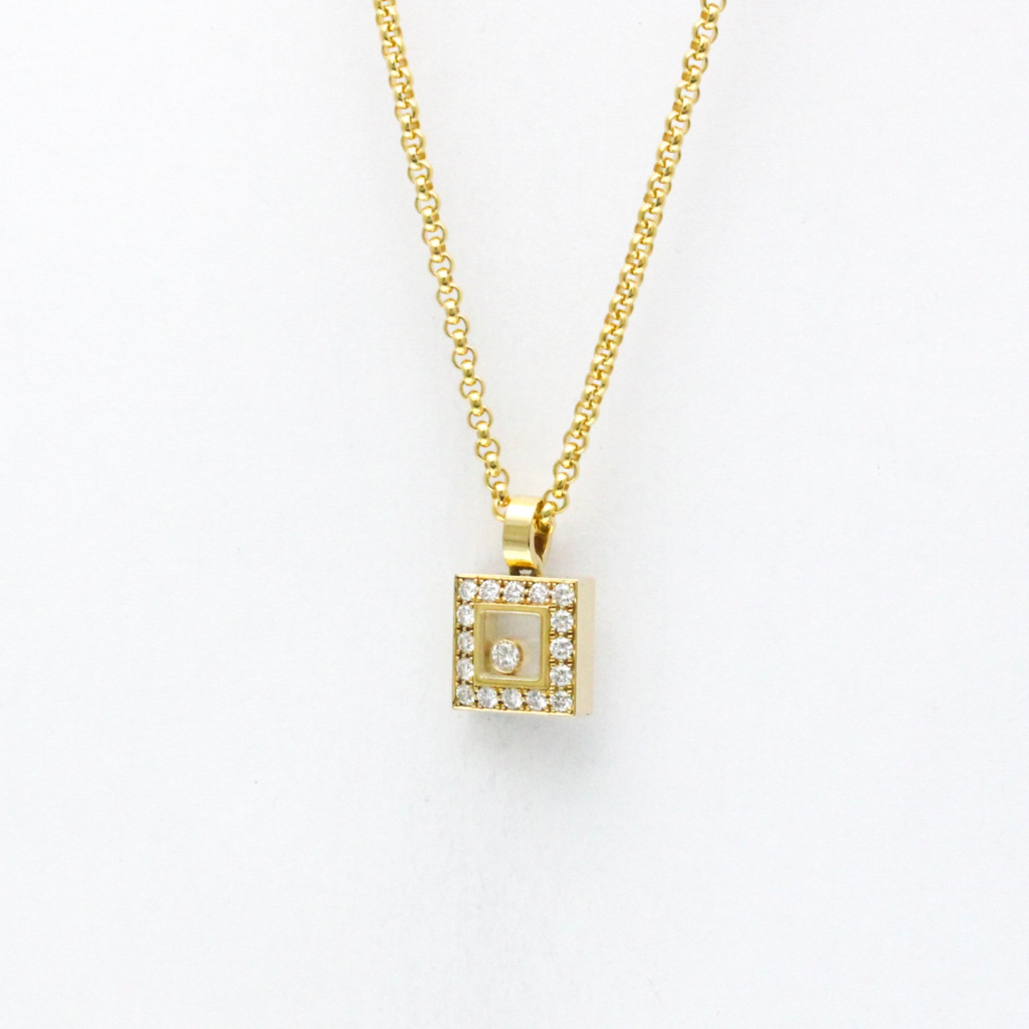 ショパール(Chopard) K18イエローゴールド(K18YG) ダイヤモンド メンズ,レディース ファッション ペンダントネックレス (ゴールド) ハッピーダイヤモンドスクエアネックレス 79/2896 基本情報 [ブランド名]: ショ...