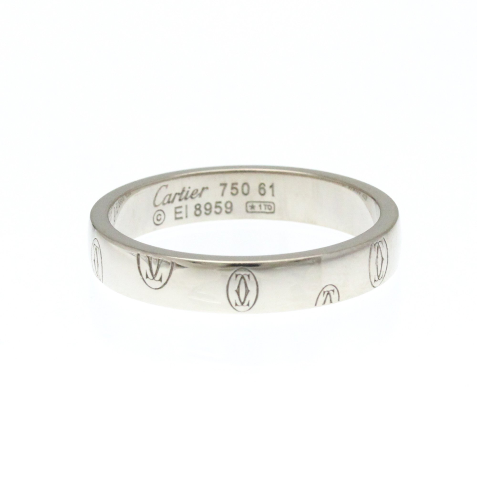 カルティエ(Cartier) ハッピーバースデー K18ホワイトゴールド(K18WG) ファッション 無し バンドリング シルバー 基本情報 [ブランド名]: カルティエ(Cartier) [ライン名]: ハッピーバースデー デザイン [タ...