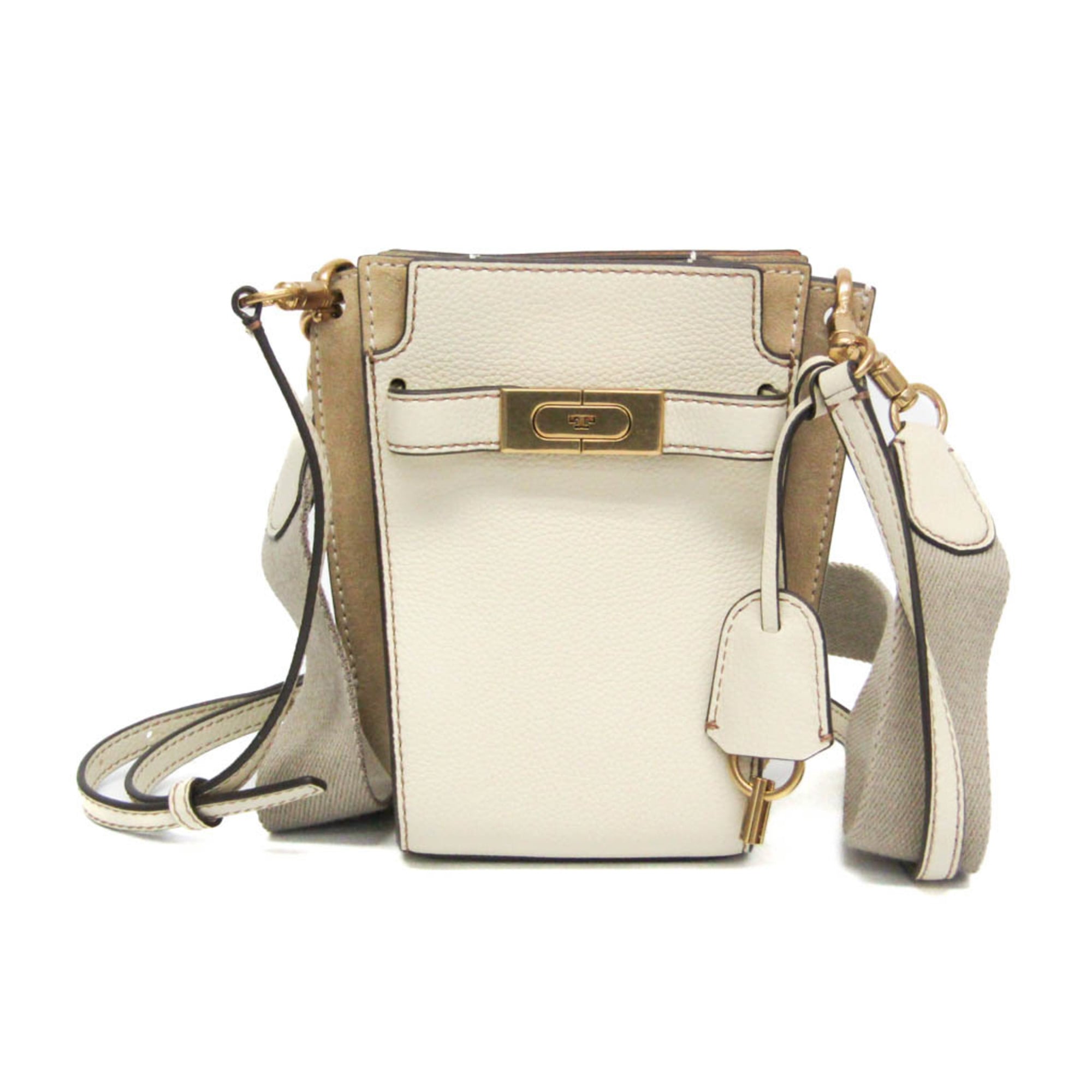 トリーバーチ(Tory Burch) LEE RADZIWILL ダブルバケットバッグ 139016 レディース レザー,スエード ショルダーバッグ ライトベージュ,オフホワイト 基本情報 [ブランド名]: トリーバーチ(Tory Burc...