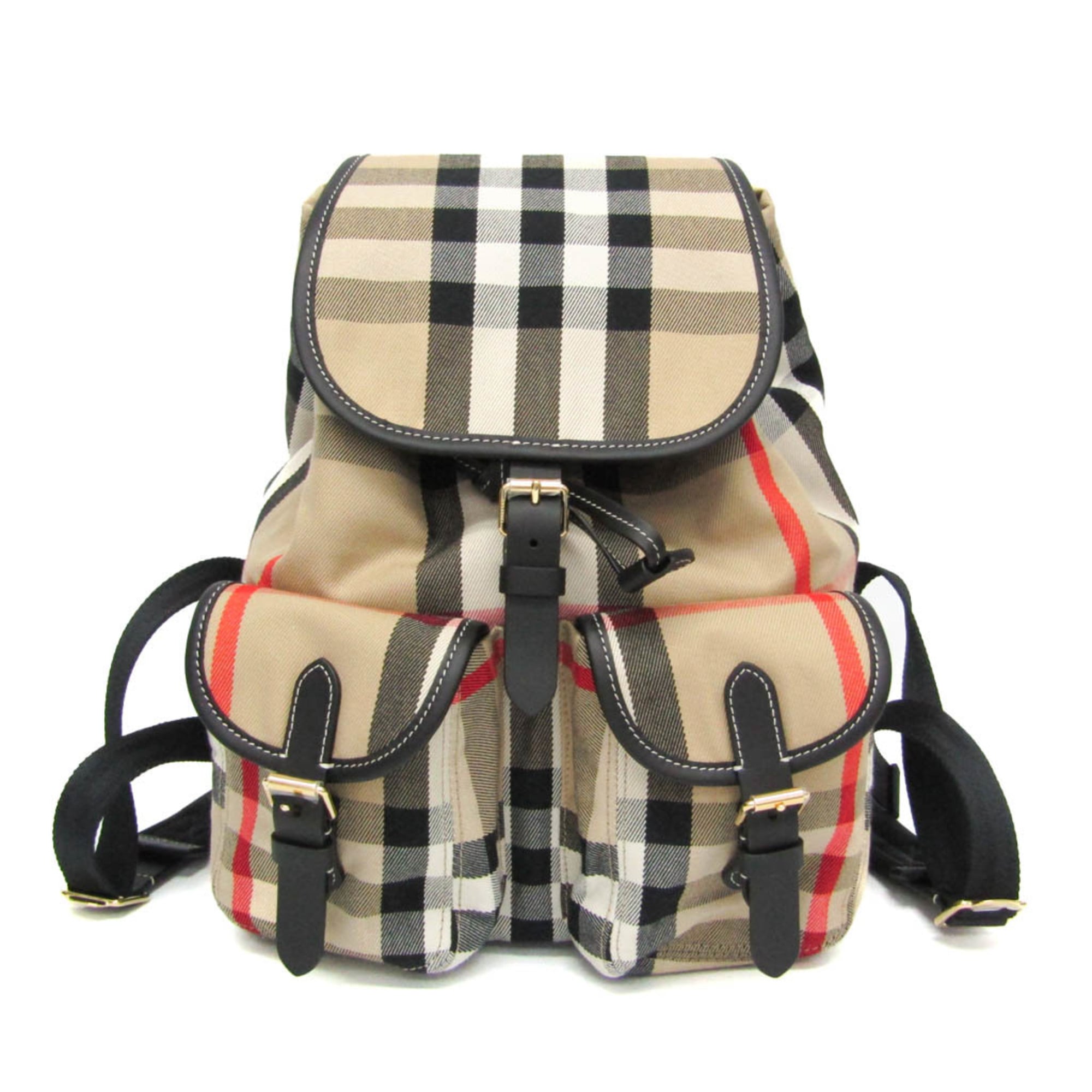 バーバリー(Burberry) ENFILD 81231011 レディース コットンキャンバス,レザー リュックサック ブラック,ブラウン 基本情報 [ブランド名]: バーバリー(Burberry) [モデル]: ENFILD 812310...
