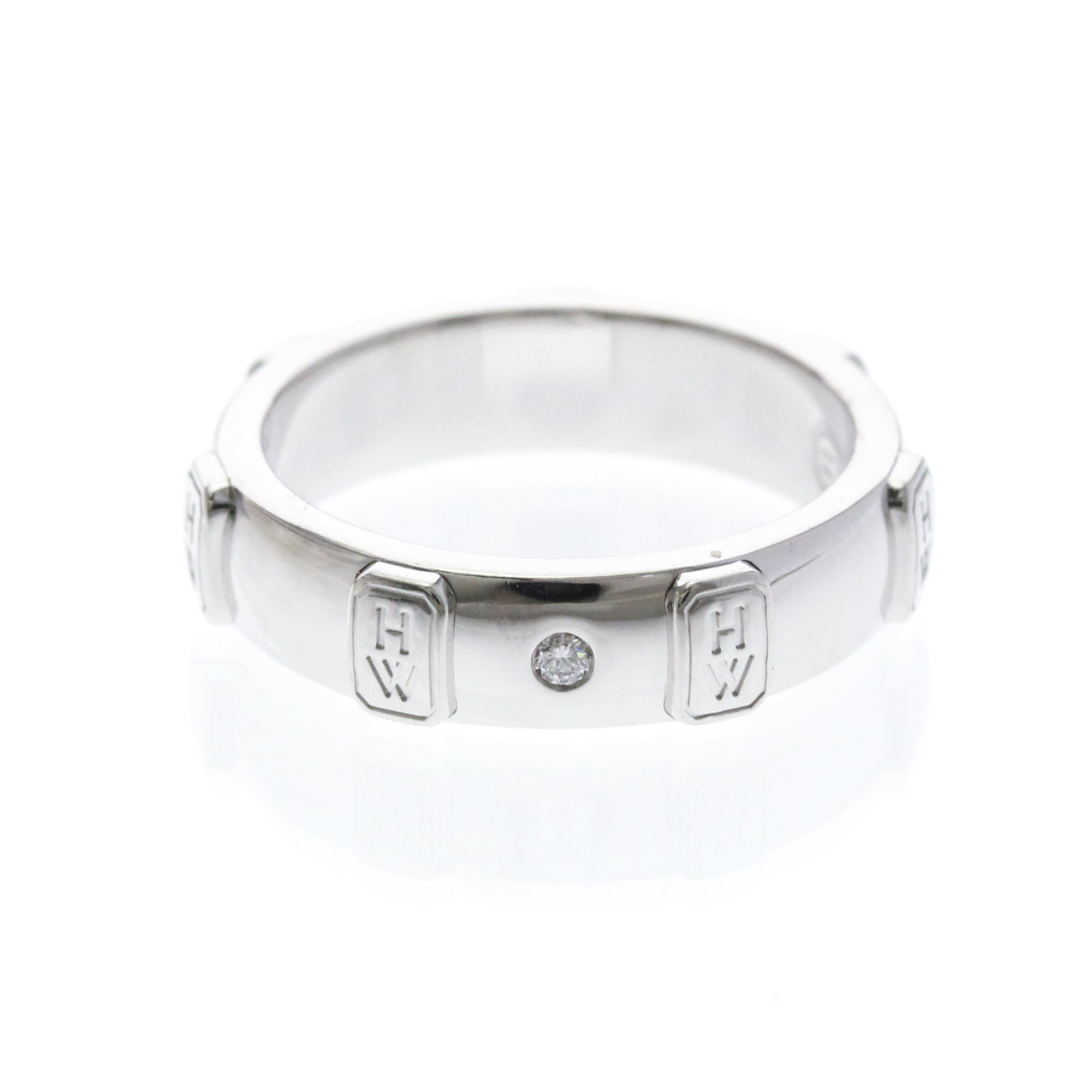 ハリー・ウィンストン(Harry Winston) HW ロゴ 1P ダイヤモンド バンドリング K18ホワイトゴールド(K18WG) ファッション ダイヤモンド バンドリング シルバー 基本情報 [ブランド名]: ハリー・ウィンストン(H...