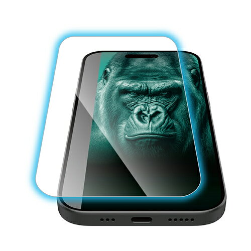 ■“最強(※1)加工”、強度4倍以上を実現(※2)。超強じん加工により、角割れに強いエッジ部分と最強クラスの耐衝撃性を実現し、Gorilla(R)ガラスを採用したブルーライトカットタイプの画面保護ガラスフィルムです。 ※1:当社発売中のガラ...