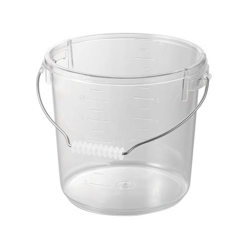 外寸 :φ294×H268mm 重量:1050g 材質:ポリカーボネイト 容量(L):約13