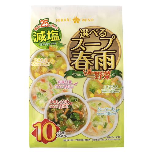 原材料:[春雨]ばれいしょでん粉、緑豆でん粉br [スープ]和風豆乳:キャベツ、チンゲン菜、食塩、砂糖、ごま、粉末油脂、粉末豆乳、にんじん、玉ねぎ、しいたけ、粉末しょうゆ、酵母エキス、br ねぎ、チキンエキスパウダー、かつお節粉末、しょうが...