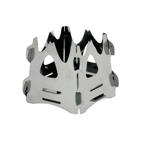 本体サイズ:幅8.8×奥行8.8×高さ7.9cm 本体重量:約125g 材質:ステンレス セット内容:側面板4枚、ロストル1枚、底板1枚
