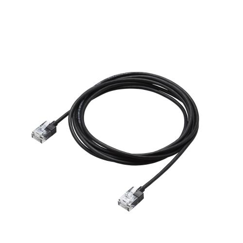 周波数帯域500MHzを保証する10ギガビット・イーサネットに対応した、Cat6A LANケーブルのスリムタイプです。狭い場所などでの配線に適した、直径約3mmのスリムケーブルとショートコネクターを採用しています。 高速光通信に適した、10...