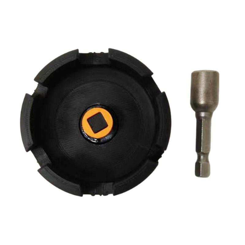 説明: 仕様: 材質: プラスチック 製品サイズ: 6 cmx3.5 cm/2.36インチx1.38インチ パッケージに含まれるもの: ナットドリルビットソケットレンチ1個 ドライバー1本（オプション） 注意: 手動測定のため、1〜2cm ...