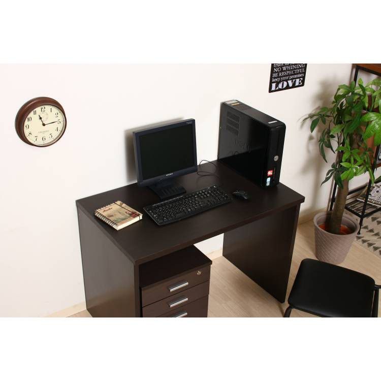 ■2点セット ■組立品 サイズ：幅101 × 奥行59 × 高さ72.5cm 棚板厚：t12 天板・地板厚：t22 カラー： ブラウン 材質：プリント紙化粧繊維板 関連キーワード 幅100 幅100センチ 幅100cm 100 100センチ...