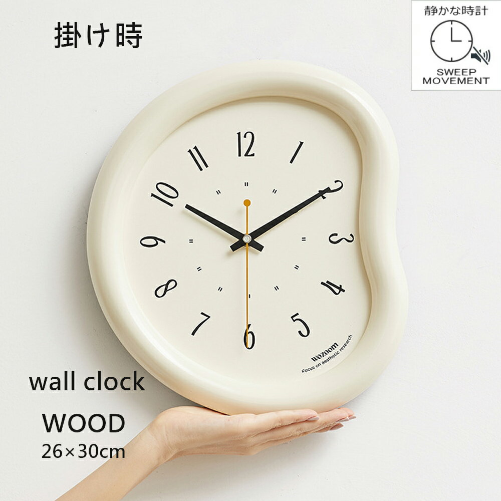 材質MDF板+アクリル(本体)/アルミニウム(指針)商品サイズ26×30×2.6cm（W×H×D） サイズにつきましては個体差により誤差がある場合がございます。重量約800g 重量につきましては個体差により誤差がある場合がございます。秒針連...