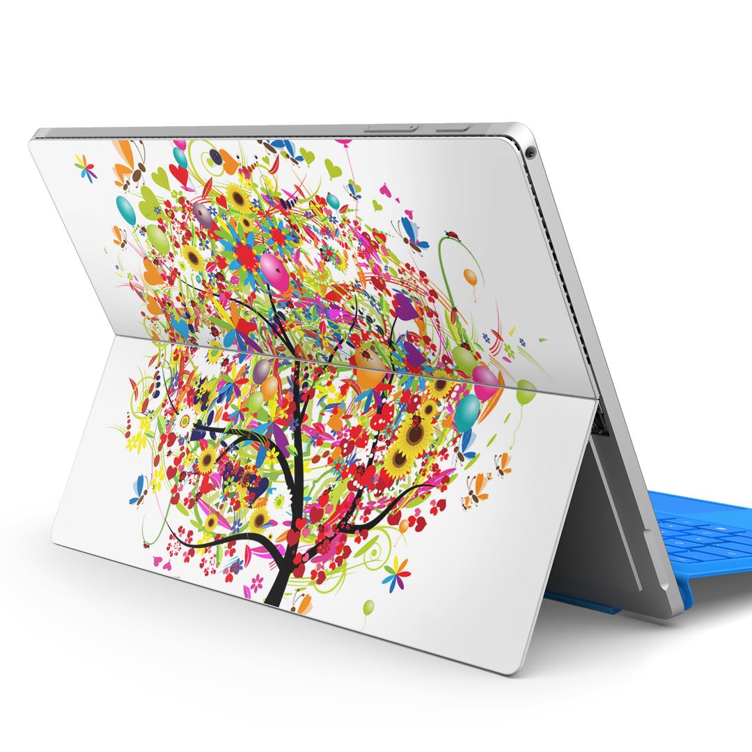 商品特徴・貼るだけでかんたん着せ替え、Surface pro 9 /pro 8 /pro X /pro 7 /2017 /4 専用デザインスキンシール・高精細プリントで写真と遜色のない仕上がり！半光沢シートでしっとりツヤのある表現力・ちょっ...