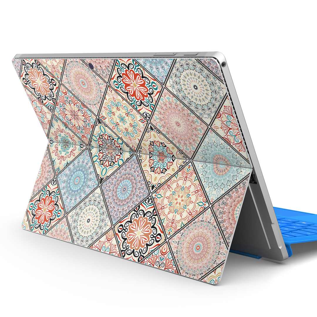 商品特徴・貼るだけでかんたん着せ替え、Surface pro 9 /pro 8 /pro X /pro 7 /2017 /4 専用デザインスキンシール・高精細プリントで写真と遜色のない仕上がり！半光沢シートでしっとりツヤのある表現力・ちょっ...