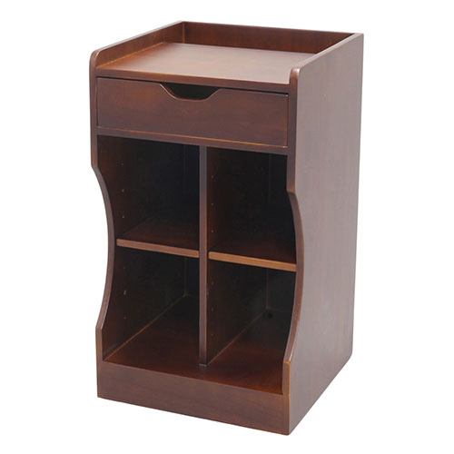 ベッド周りでちょうど良い多機能ワゴン 桐製で軽くて扱いやすい。 キャスターまでついた状態でお届けの完成品です。 可動棚はお好きな位置へ変更可能。 高さは7段階に調節可能。 ベッド周りの小物を全てまとめて収納できます。 天板奥にはリモコンなど...