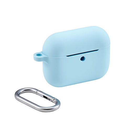 AirPods Pro 3 シリコンケース ブルー ■MagSafe充電に対応し、やわらかいシリコンでしっかり守るAirPods Pro 3用シリコンケースです。 ■滑りにくく、持ちやすい、やわらかなシリコン素材で衝撃を吸収して本体機器を守...