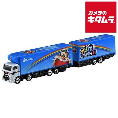 【製品特徴】■ガリガリ君フルトレーラーのロングタイプトミカ【製品仕様】●対象年齢：3歳～●パッケージサイズ：W156×H41×D39(mm) ※商品の仕様・対応をご確認の上、ご購入ください。 TAKARATOMY`LongTOMICA`ミニ...