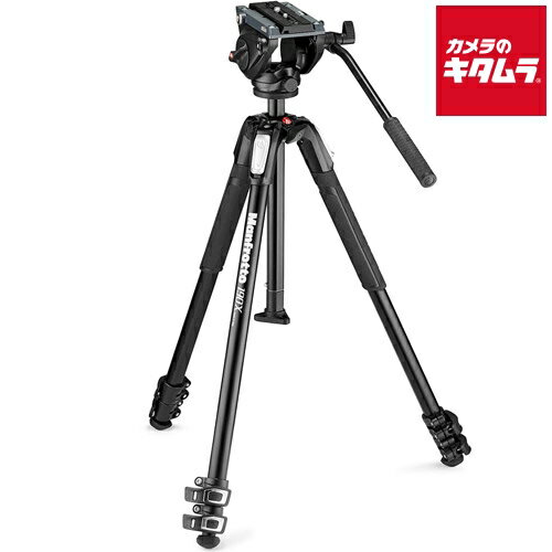 【製品特徴】■コンパクトなMVH500AHビデオ雲台、シンプルながら堅牢なMT190X3フォト三脚とのキット■カウンターバランスは2.4kg（重心高55mm時）で、軽量な一眼レフカメラ・ミラーレスカメラ・小型ビデオカメラに最適■センターポー...