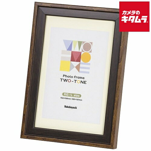 【製品特徴】■ツートンのやさしい木目調がお部屋になじむデザイン【製品仕様】●フレーム外形サイズ：タテ175×ヨコ124×厚み16mm●収納用紙サイズ：152×102mm●窓サイズ：143×93mm●マット窓サイズ：117×79mm●素材：樹...