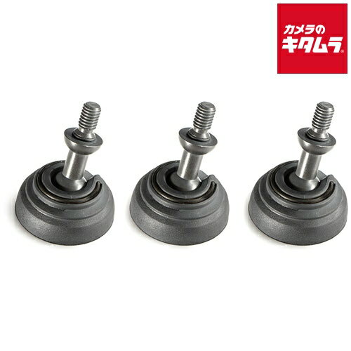 【製品特徴】■ジッツオ三脚用大型石突。脚の先端に3/8"ネジ穴を備えたジッツオ三脚に対応■滑りやすい床面もしっかりグリップ。石突が滑って三脚が広がってしまうのを防ぐ効果大■内蔵ボールにより角度調整。開脚角度に関わらず、底面が地面にまっすぐ接...