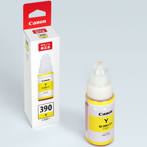 【製品特徴】■キヤノンインクジェットプリンター用インクボトル【製品仕様】●対応機種：プリンターG3310・G1310 ※商品の仕様・対応をご確認の上、ご購入ください。 `キャノン`canon`ink`キヤノンGI-390Yインクボトルイエロ...