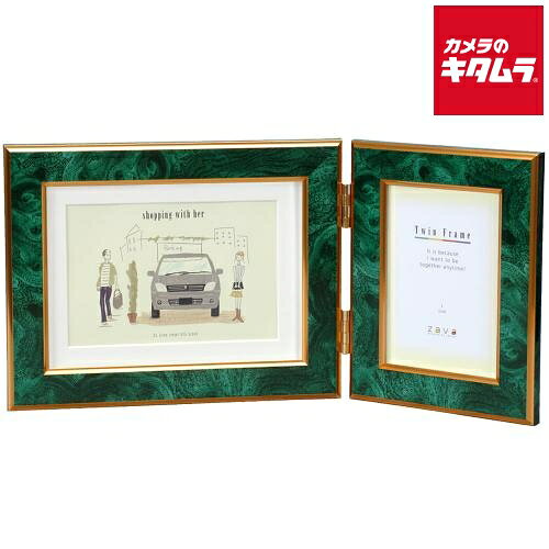 【製品特徴】■見開きで2面飾れる定番フォトフレーム■記念品・贈答品におすすめ【製品仕様】●外寸：363×174mm●内寸：（左） 178×128mm （右） 128×90 mm●窓寸：（左） 168×118mm （右） 118×80 mm●...