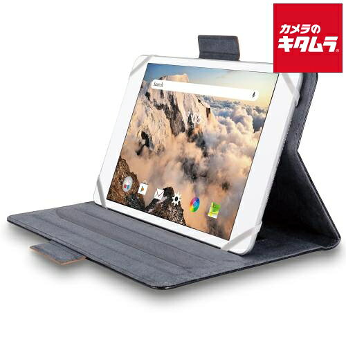 【製品特徴】■高級感のあるソフトレザーを使用した手帳タイプの汎用タブレットケース■タブレットの四隅をしっかりホールド■装着したまま操作可能■片手で持って操作しやすい、ハンドホールドベルト付き■背面のタッチペンホルダーにタッチペンを差し込んで...