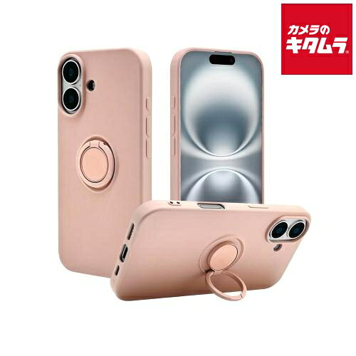 【製品特徴】■さらさら質感で指紋が付きにくいTPU素材の、落下防止リング付き背面ケースです■指が通せて操作安心、視聴スタンドにもなるフィンガーリング付き■180度開閉＆360度回転で持ちやすい角度に調整可能です■開いたリングに立てかけること...