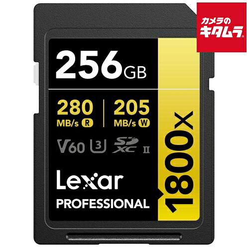 【製品特徴】■最高読み出し速度280MB/sを実現し、Videoスピードクラス(V60)に対応した高速モデル■書き込み速度も高速化を実現【製品仕様】●容量：256GB●最大転送速度：280MB/s●最大書込速度：205MB/s●UHS規格：...