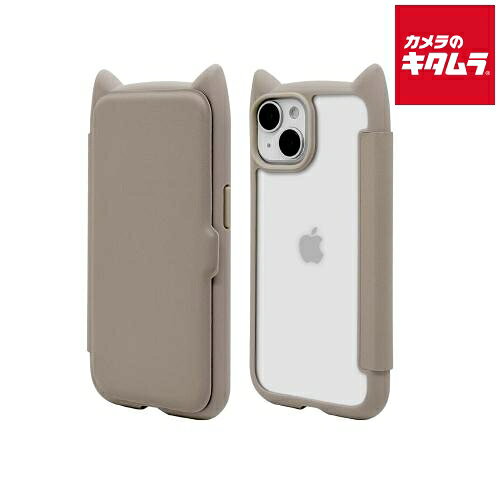 【製品特徴】■液晶画面側と背面側の両面を保護できる、かわいい猫耳が付いた薄型で持ちやすい手帳型ケースです。米軍MIL規格「MIL-STD-810H」最新の衝撃基準規格に準拠。 アメリカ国防総省で定められた、米軍調達品基準に準拠した規格で、2...