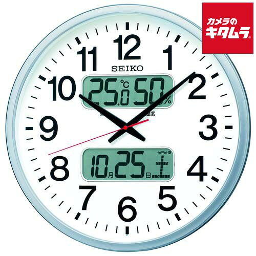ブランド名：SEIKO [セイコー]商品名：セイコー電波掛時計型番：KX237S【製品仕様】●サイズ（縦×横×厚さ）：約500×500×57mm●質量：約3200g●材質：　バンド：ガラス　ガラス：電波修正機能付●ムーブメント：プラスチック...
