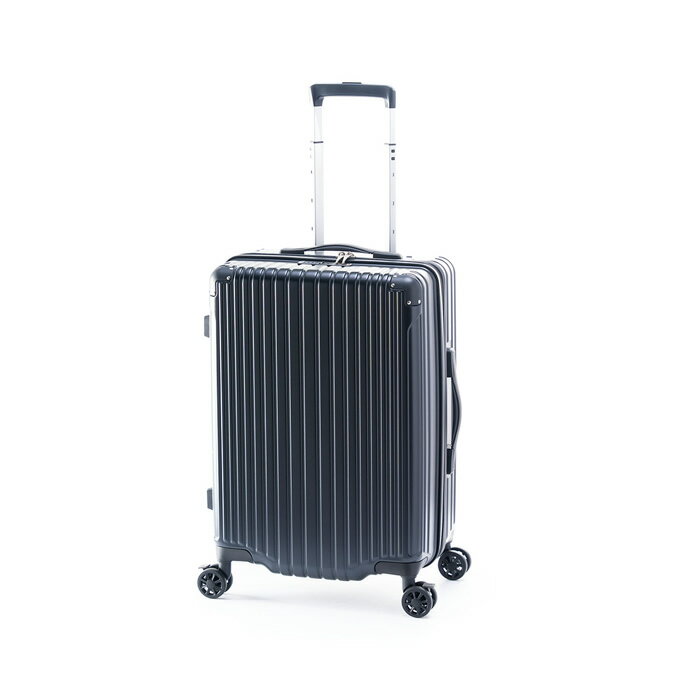 ゆとりのある大容量キャリー!抜群の走行安定性・旋回性を誇る大径50mmダブルホイールキャスターが、凹凸のある路面で実力を発揮するうえに、前輪部には簡単に操作可能なストッパー機能を搭載。電車内や坂道などで便利です。ボディ素材には、新幹線・航空...