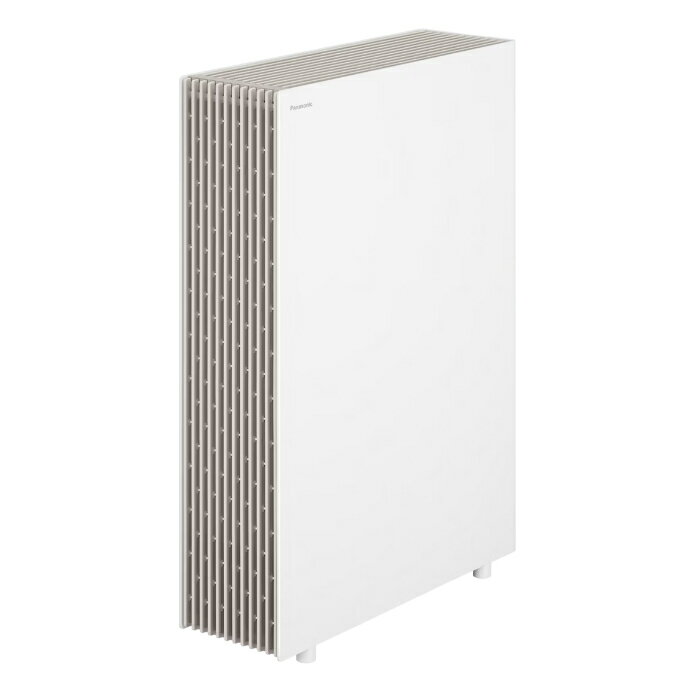 ■設置面積1/2（当社比）※2で、パワフルに集じん前と底のL字全面吸引とパワフル、かつ大風量の直進気流で、集じん量15％アップ※3（※【試験条件】18畳の試験空間で花粉相当の粉じんの時間当たりの集じん量を比較。本体を壁の中央に設置し、製品正...