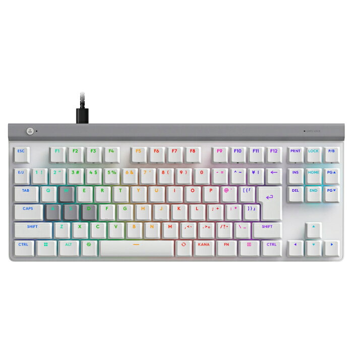 有線薄型アナログゲーミングキーボード高さわずか22 mmのG515 RAPID TKLは、薄型のテンキーレスデザインと磁気アナログスイッチを特徴としています。キーのアクチュエーションをカスタマイズして、パーソナライズされたパフォーマンスを実...