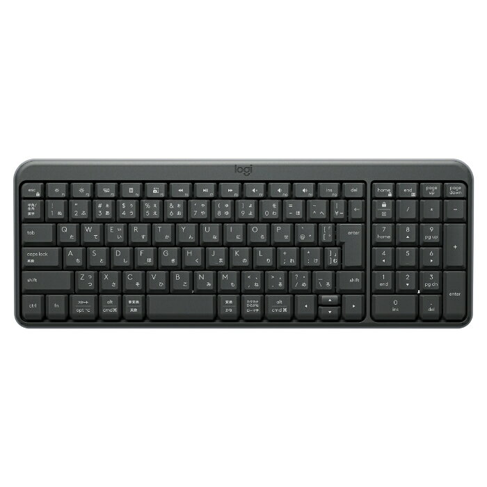 K250は、入力しやすい、シンプルでフル機能のワイヤレスキーボードです。プラスチック部分は、最低64%の再生材料を使用し、耐久性に優れたキーボードす。【仕様および互換性】寸法キーボード高さ: 136.9 mm幅: 369.9 mm奥行き: ...