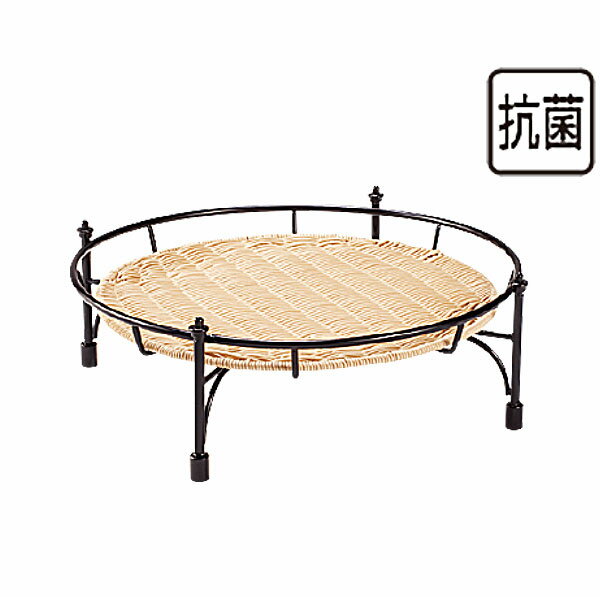 商品のご紹介積み重ねて高さを出したり、いくつか組み合わせたり、何通りにも広がるバリエーションが魅力です。サイズ：φ440×H248mm材　質：本体 スチール製（カチオン電解塗装（黒） / すのこ ポリプロピレン（抗菌仕様）※本体とすのこが分...