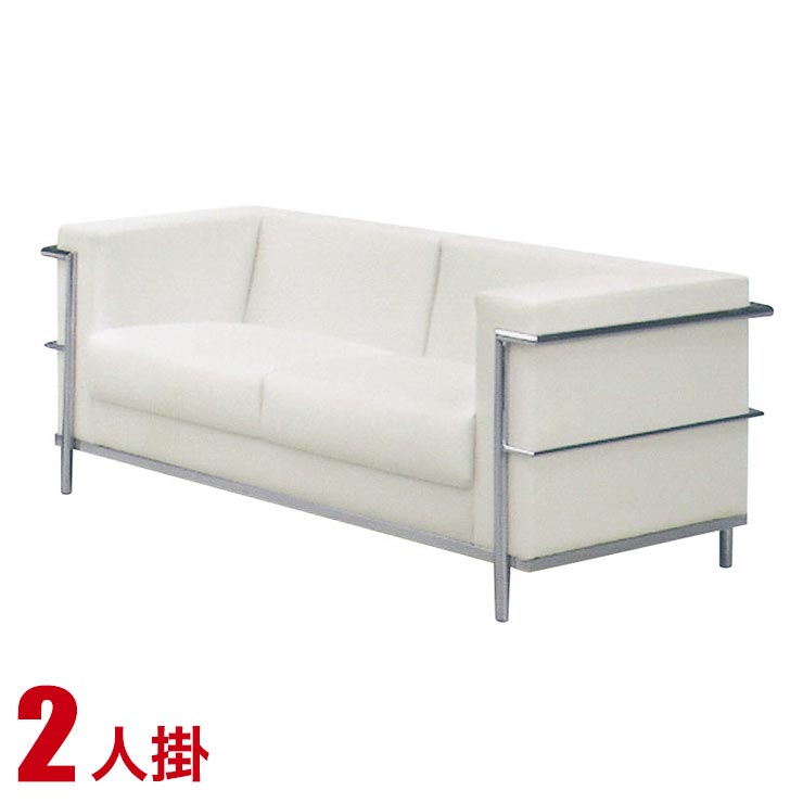 この商品のスペック寸法○ソファ外寸：幅135x奥行76x高さ65cm床から座面まで42cm素材○ソファSPU、PVC、ウレタンフォーム耐荷重特徴スチールがアクセントに使われた、すっきりしたラインのモダンなソファです。スチール脚のサイドテーブ...
