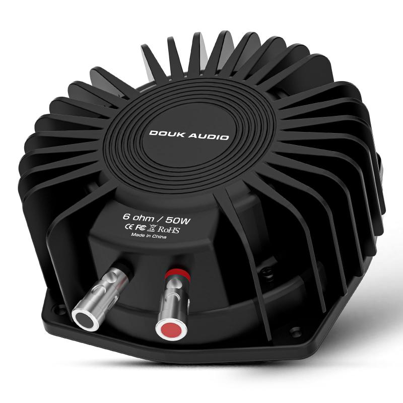Douk Audio &amp; Nobsound BS-1 バスシェーカー：50W ハイパワー タクタイルトランスデューサー - ホームシアター、カーオーディオ、ゲーミングチェア用 没入感ある低音振動 (2台セット)全面進化を遂げたDou...