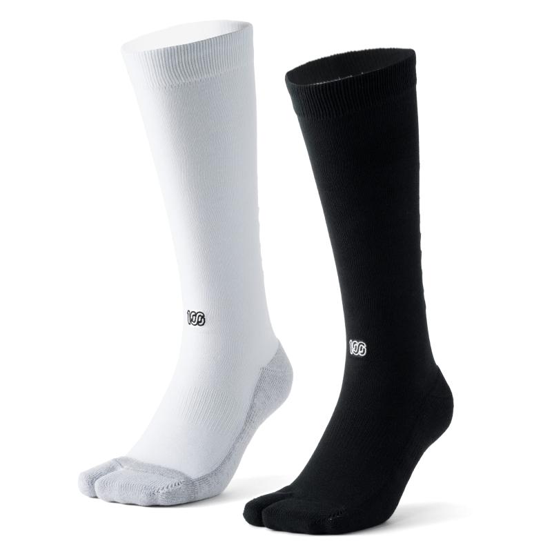 [ONEHUNDRED ATHLETIC] NODAL x 100A HI SOCKS SET綿100%FREE SIZE（約25cm〜28cmにフィット）