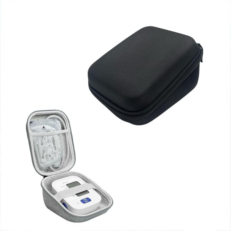 2個 上腕式血圧計用ケース OMRON オムロン 上腕式血圧計バッグ 電子血圧計用のケース HEM-7120/HCR-7104/HCR-7106/HCR-7202/HEM-7122対応血圧計用内部寸法：長さ15cm×幅12cm×高さ9cm。...