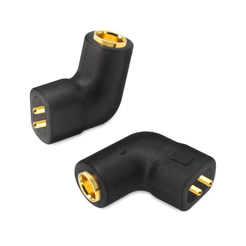 okcsc qdc MMCX 変換コネクター コネクターキット qdcコネクタ 2Pin（オス） to MMCXコネクタ（メス） KZ用 TRN用 ZAX・AS16・ZS10pro・ZSN・ZEX等に適合 2個セット ブラック本製品とお好き...