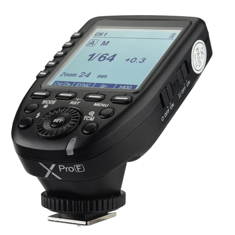 【技適マーク付き＆正規品】Godox XproF フラッシュトリガー ワイヤレスフラッシュトリガー 2.4GワイヤレスXシステム TTL機能をフルサポート LCDパネル搭載 富士デジタルカメラ対応 [並行輸入品2.4GワイヤレスXシステムを...
