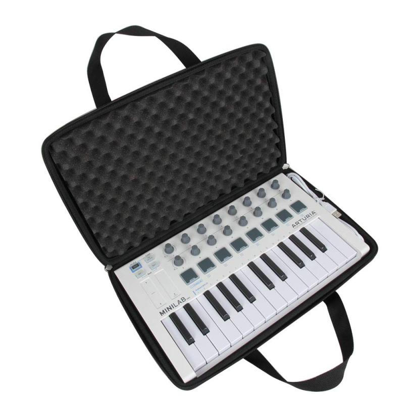 ARTURIA MIDI キーボードコントローラー MiniLab Mk II 専用収納ケース-HermitshellHermichel-ハードトラベル収納キャリングケースのために適したARTURIA MIDI キーボードコントローラー M...