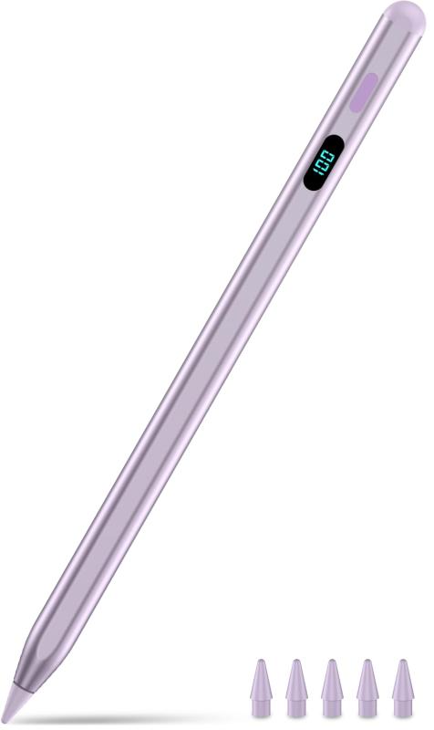 【増量版】iPadペンシル 磁気吸着&amp;USB-C急速充電/バッテリー表示スタイラスペン 高精度傾き検知＆誤操作防止タッチペン iPad Pro 11/12.9/M4 iPad Air/M2/M3 iPad Mini第5-7世代 iP...