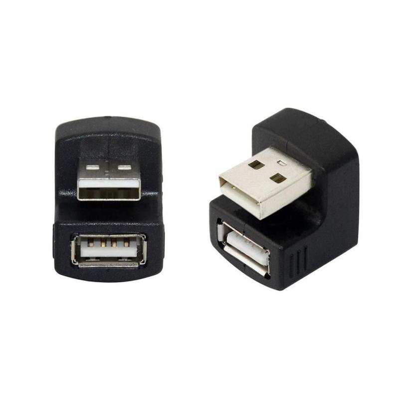 chenyang USB 3.0 Type A オス-メス U字型アングルコネクタアダプター 2個/セット